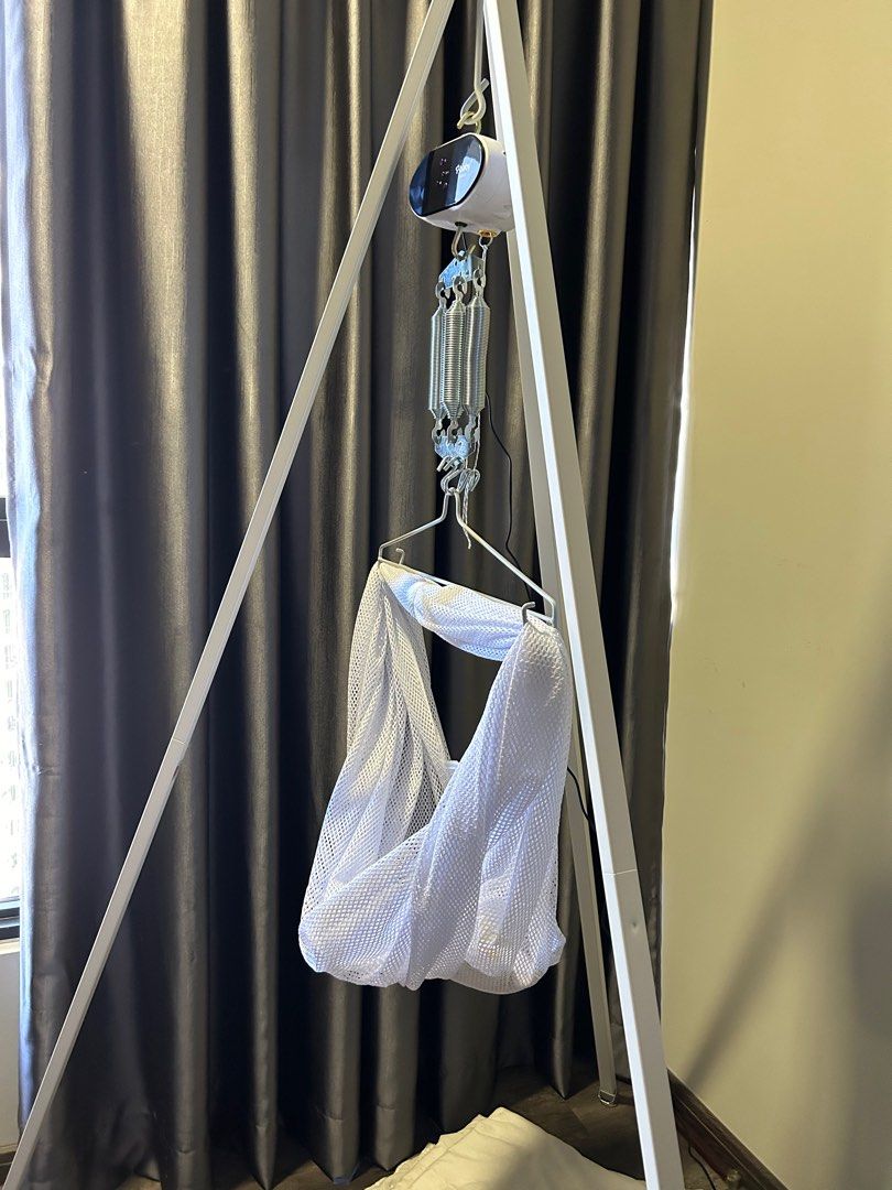 Ibaby aluminium spring cot tripod easy install/ Buaian baby, Babies ...