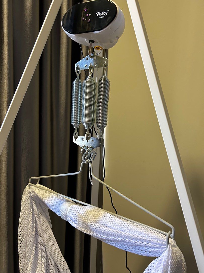 Ibaby aluminium spring cot tripod easy install/ Buaian baby, Babies ...