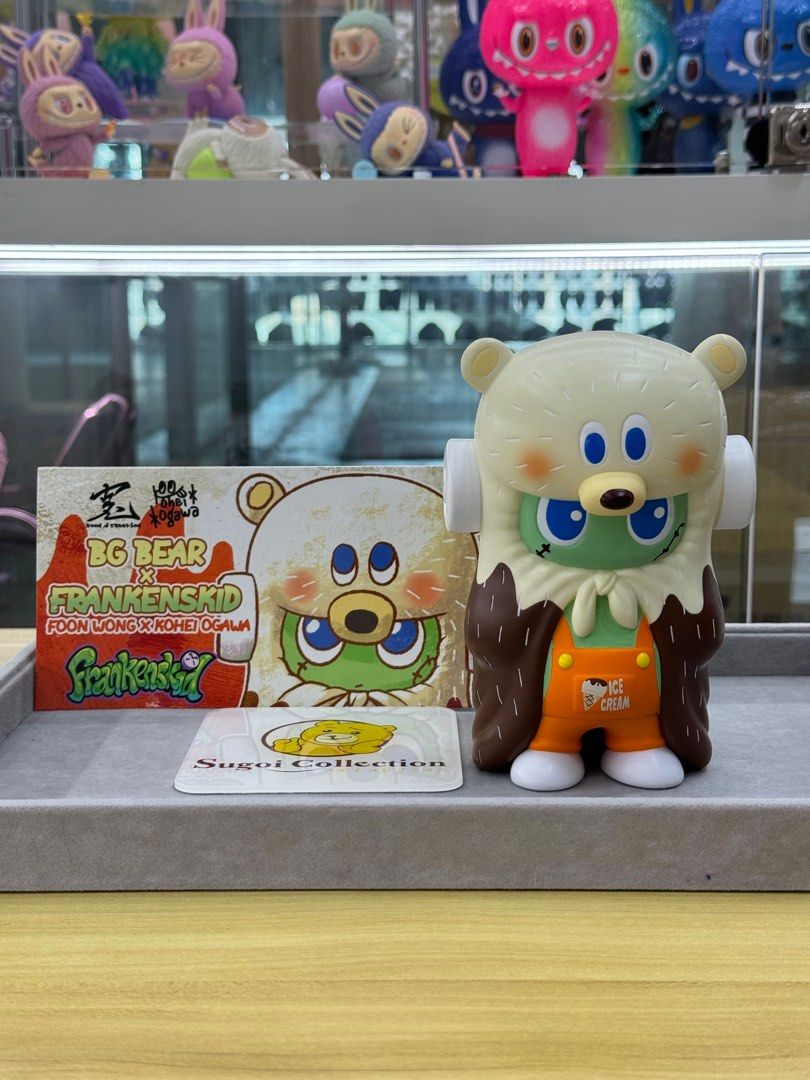 [In Stock] BG Bear x Frankenskid (Autographed by Kohei Ogawa & Foon ...