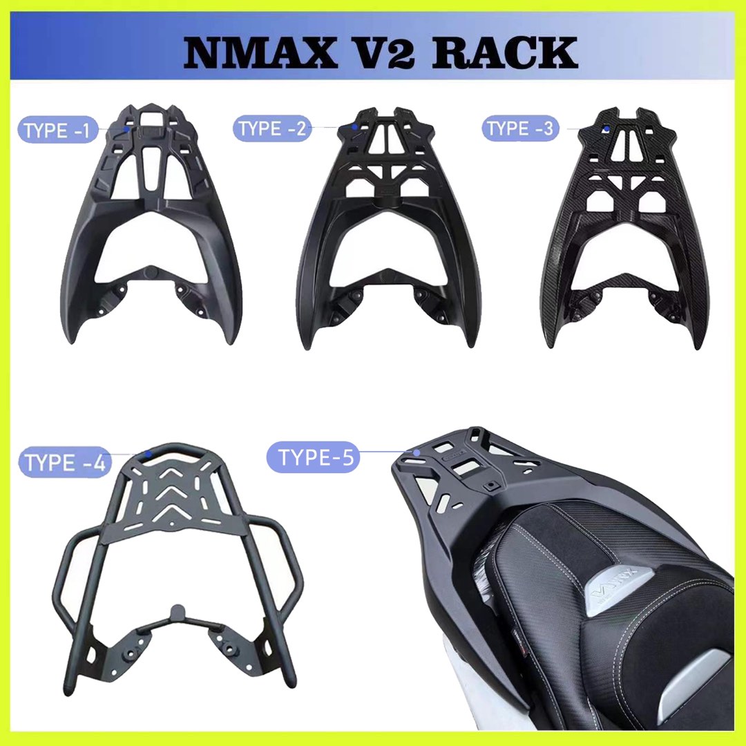 NMAX 155 V2 Rack YAMAHA NMAX TURBO RACK, Motorcycles, Motorcycle ...