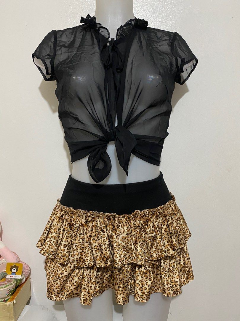 Japanese brand visual kei mori kei alt grunge goth acubi velvet leopard ...