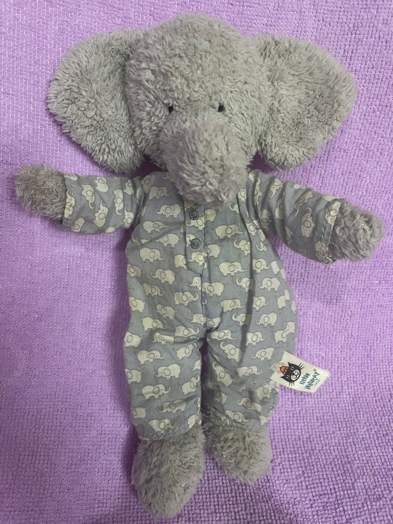 Jellycat Retired OG Bedtime Elephant, Hobbies & Toys, Toys & Games on ...
