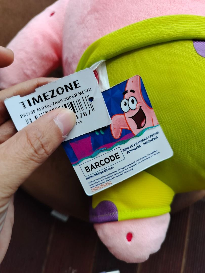 boneka spongebob timezone