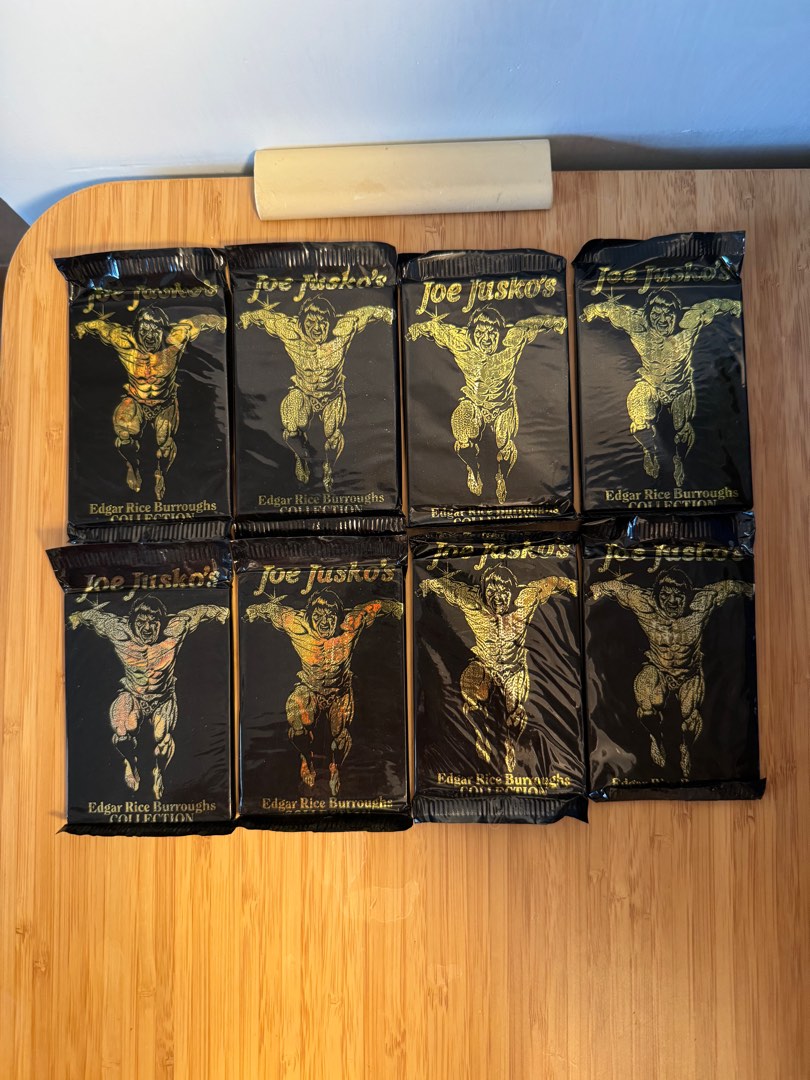 Joe Jusko’s trading cards 8 packs 泰山, 興趣及遊戲, 收藏品及紀念品, 古董收藏 - Carousell