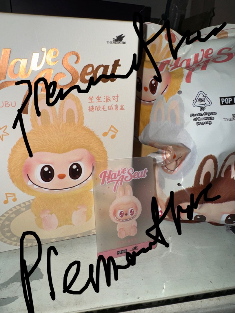 Labubu Dada v2 have a seat, Hobbies & Toys, Toys & Games on Carousell