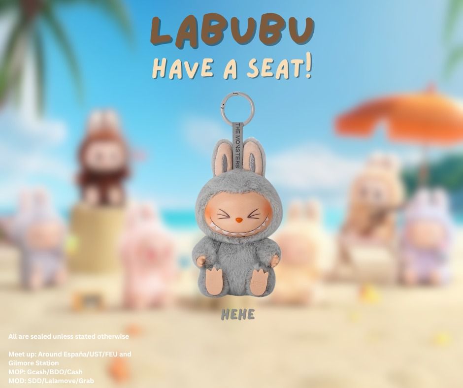 Labubu Have A Seat (Hehe), Hobbies & Toys, Music & Media, Vinyls on ...