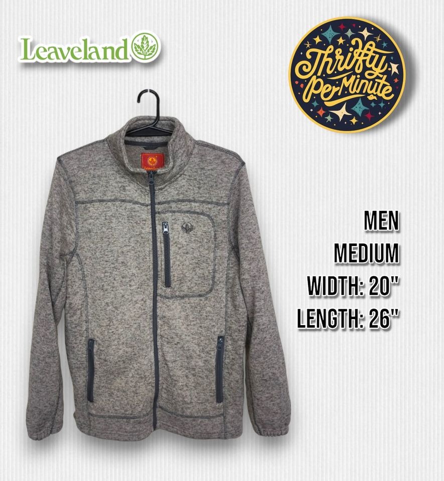 Leaveland fleece Jacket, Men's Fashion, Coats, Jackets and Outerwear on ...