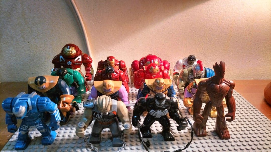 Lego Marvel Bigfigs Bootleg, Hobbies & Toys, Toys & Games on Carousell