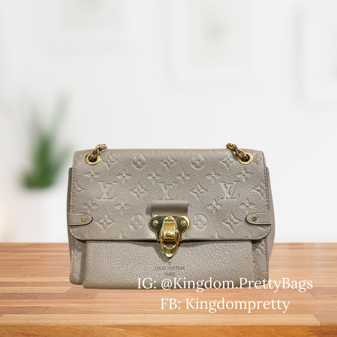 Louis Vuitton LV Vavin PM Monogram Empreinte Leather Chain Flap Bag in ...