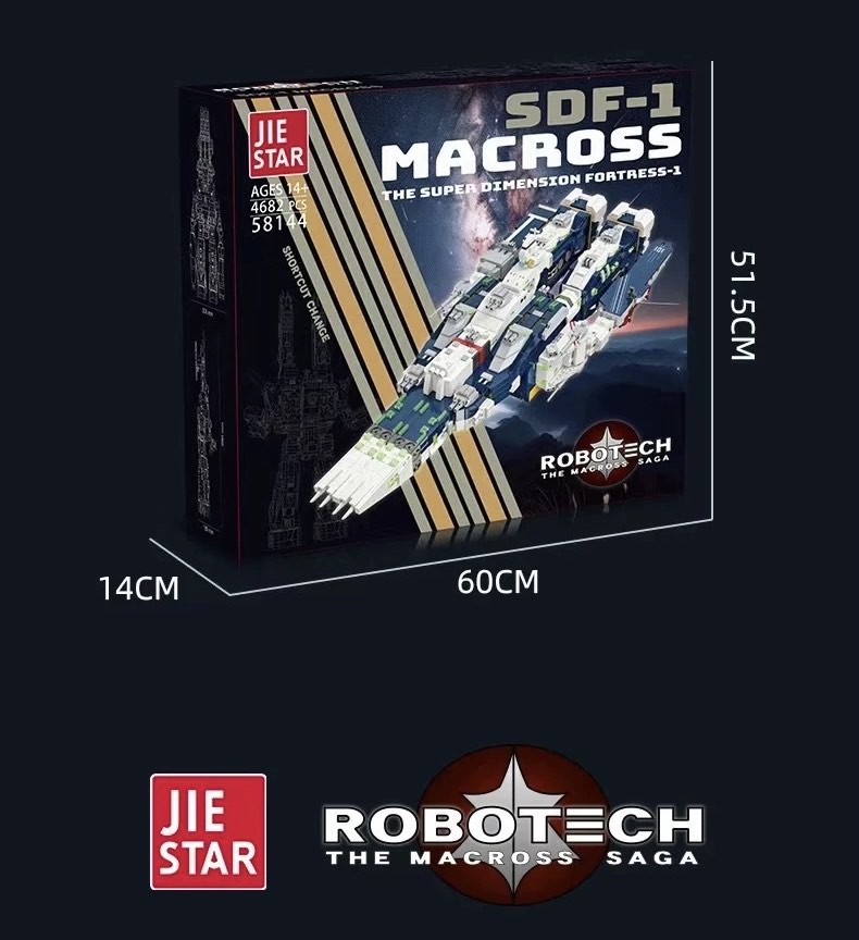 MACROSS SDF-1 Building Blocks Bricks Assembling Model Set, Hobbies ...