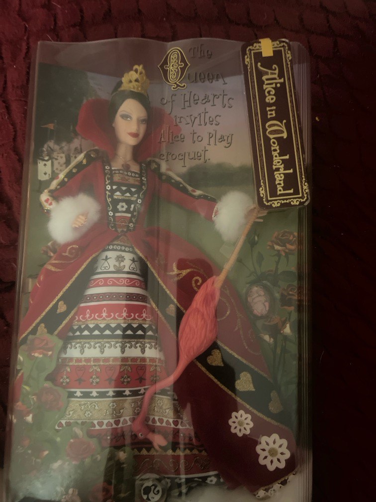 Mattel Barbie Alice in Wonderland Queen of Hearts 2007 Silver Label ...