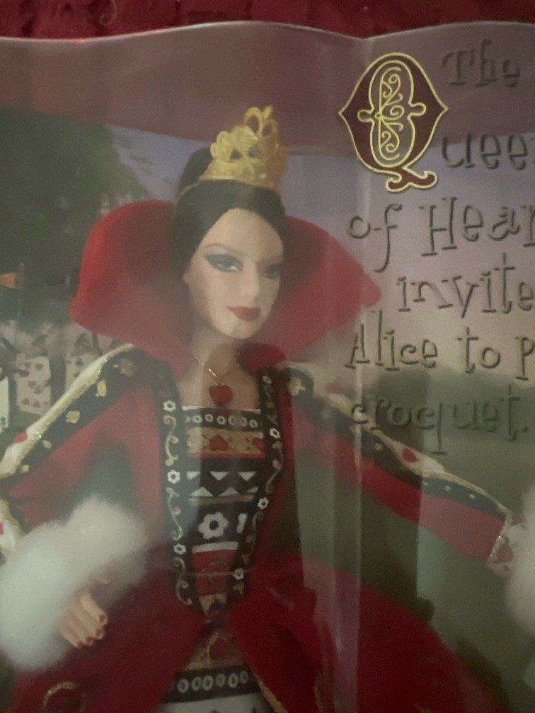 Mattel Barbie Alice in Wonderland Queen of Hearts 2007 Silver Label ...