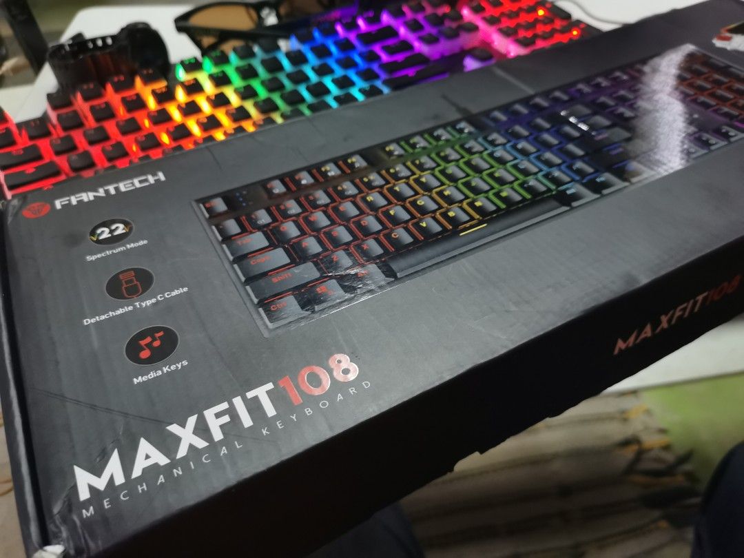 Maxfit 108 Fantech Keyboard, Computers & Tech, Parts & Accessories ...