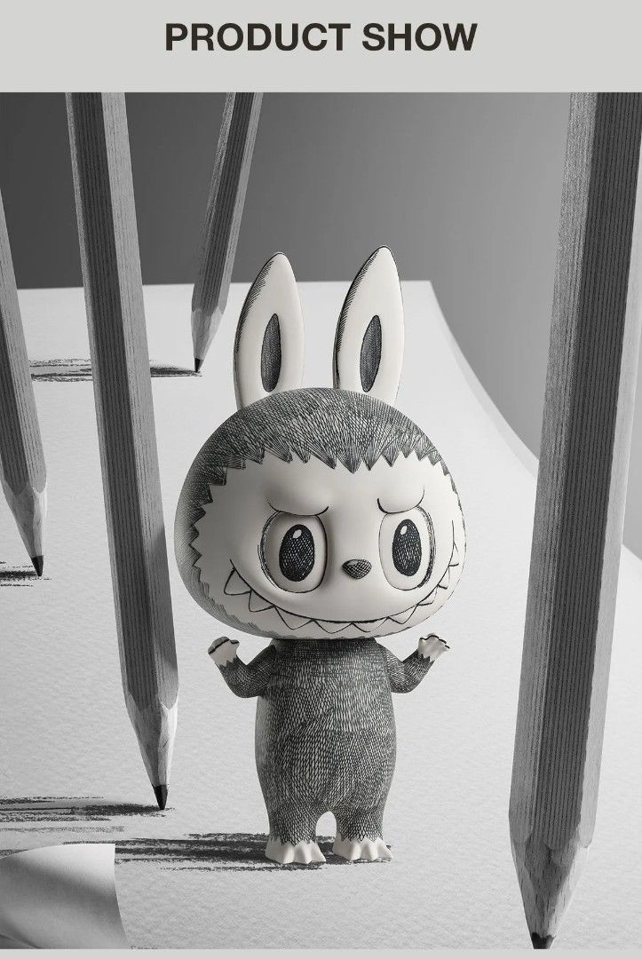 MEGA LABUBU 1000% Sketch - POP MART, Hobbies & Toys, Toys & Games on Carousell