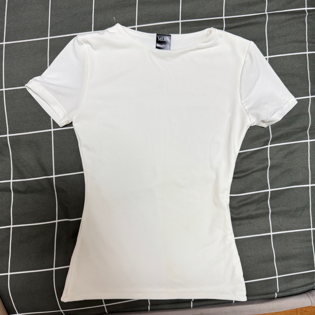 MERA top in White, Women's Fashion, Tops, Shirts on Carousell