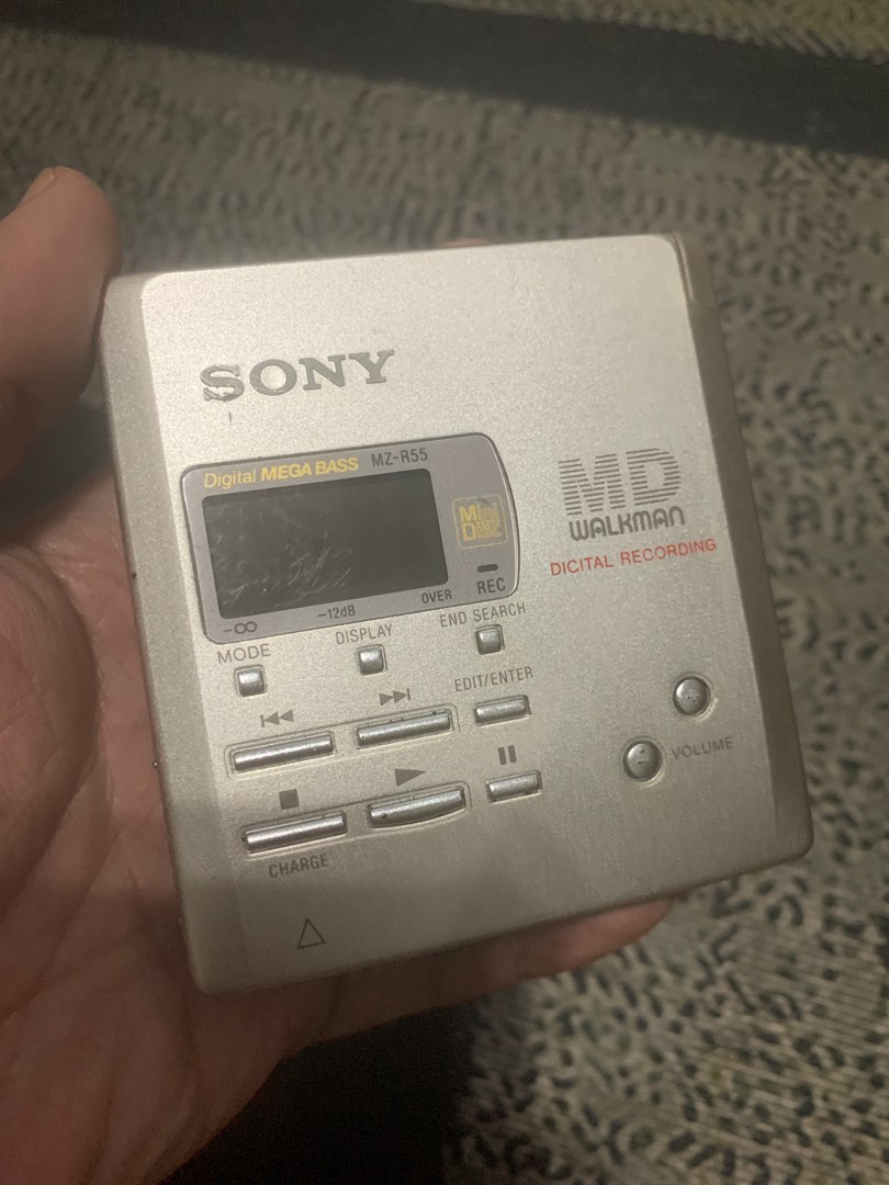 MiniDisc Player Sony, Audio, Portable Music Players on Carousell
