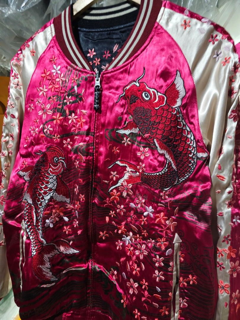Miyabi Musubi Reversible Sukajan Jacket (Sakura Cherry Blossoms, The ...
