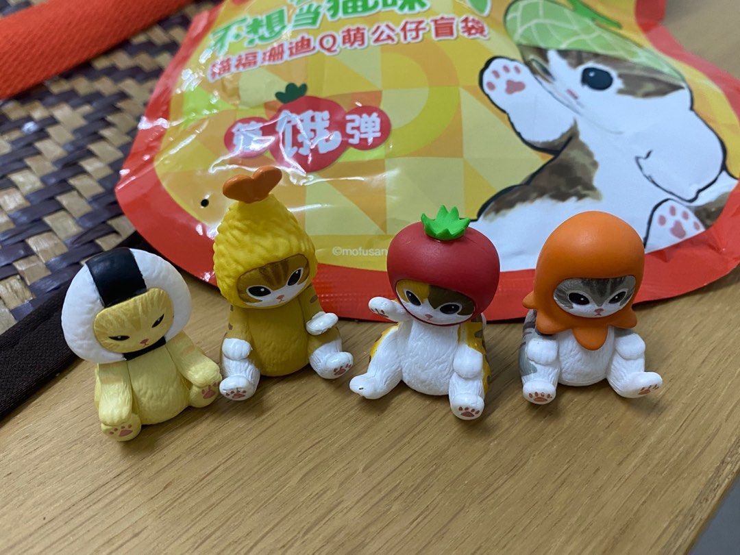 Mofusand (onigiri, octopus, tomato, tempura), Hobbies & Toys, Toys ...