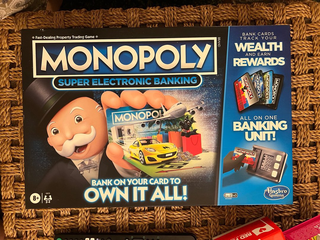 Monopoly Super Electronic Banking, Hobbies & Toys, Toys & Games on ...
