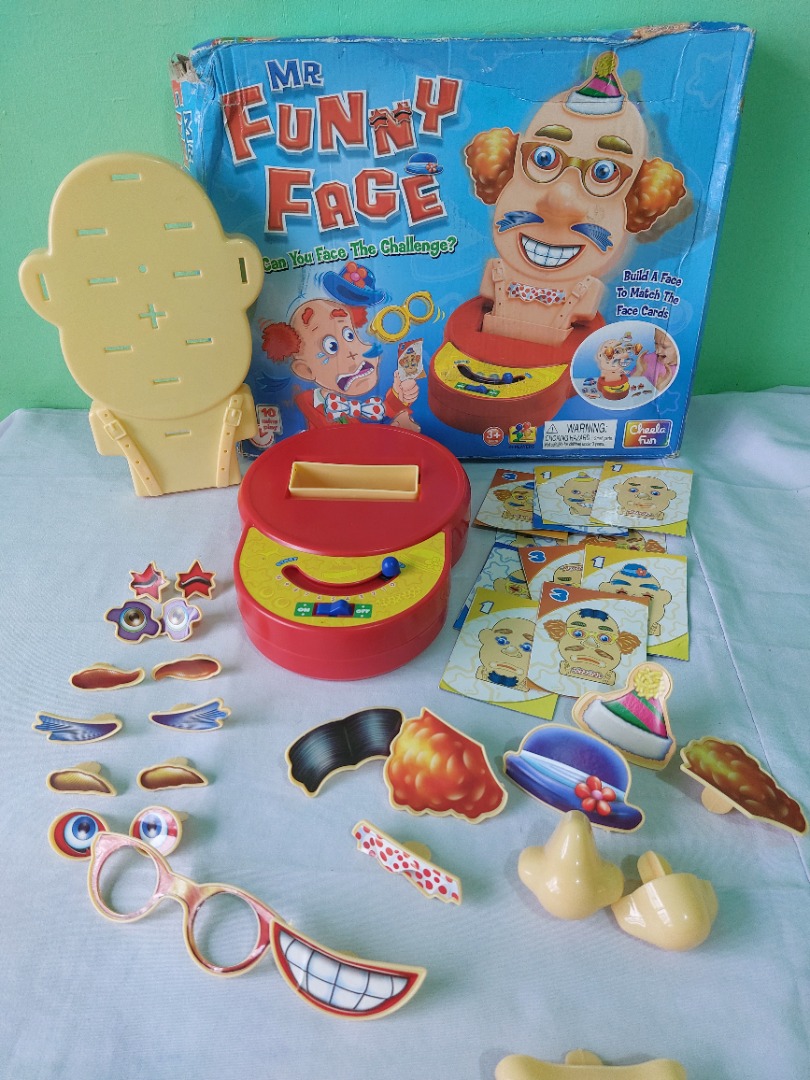 Mr Funny Face Board Game Funny Game Family Game, Hobbies & Toys, Toys ...
