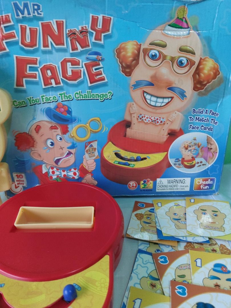 Mr Funny Face Board Game Funny Game Family Game, Hobbies & Toys, Toys ...