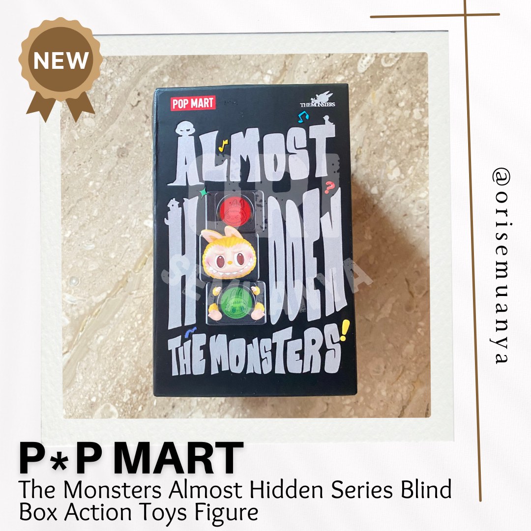 (NEW) Pop Mart The Monster Almost Hidden Series Blind Box Action Toys ...