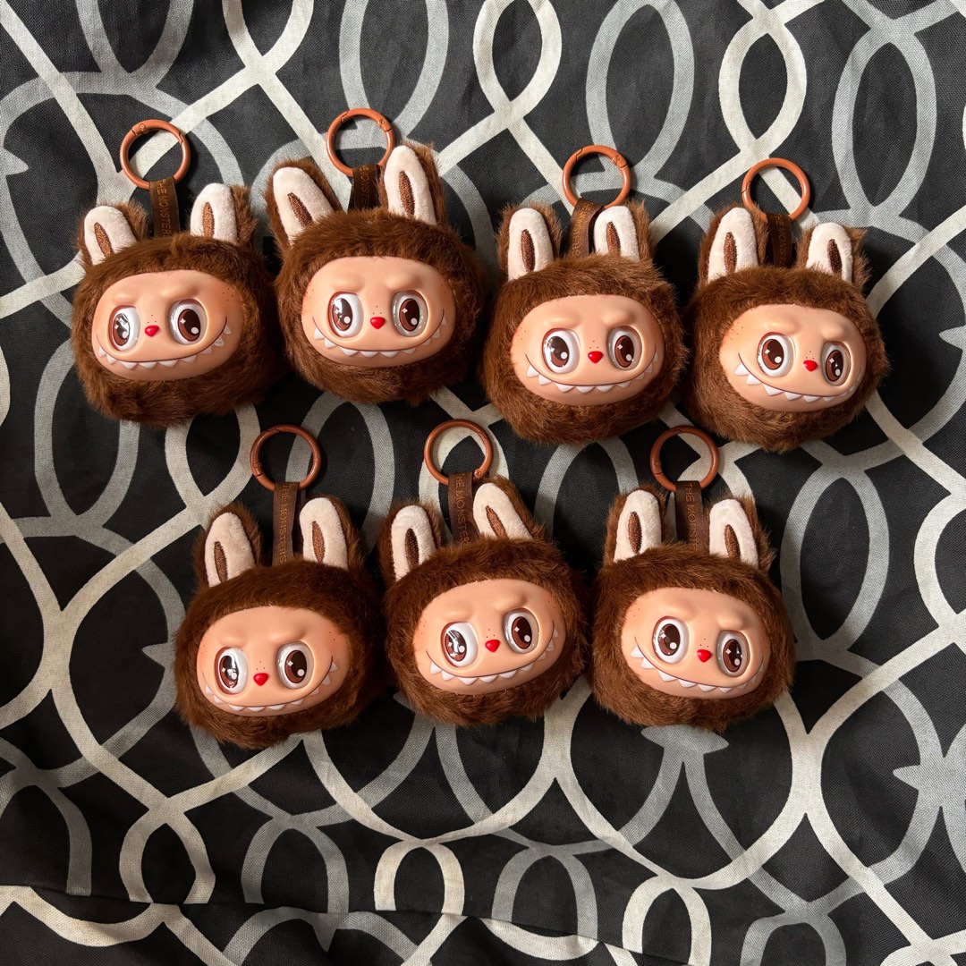 Onhand Labubu Head V2 Keychain (Duoduo), Hobbies & Toys, Toys & Games ...