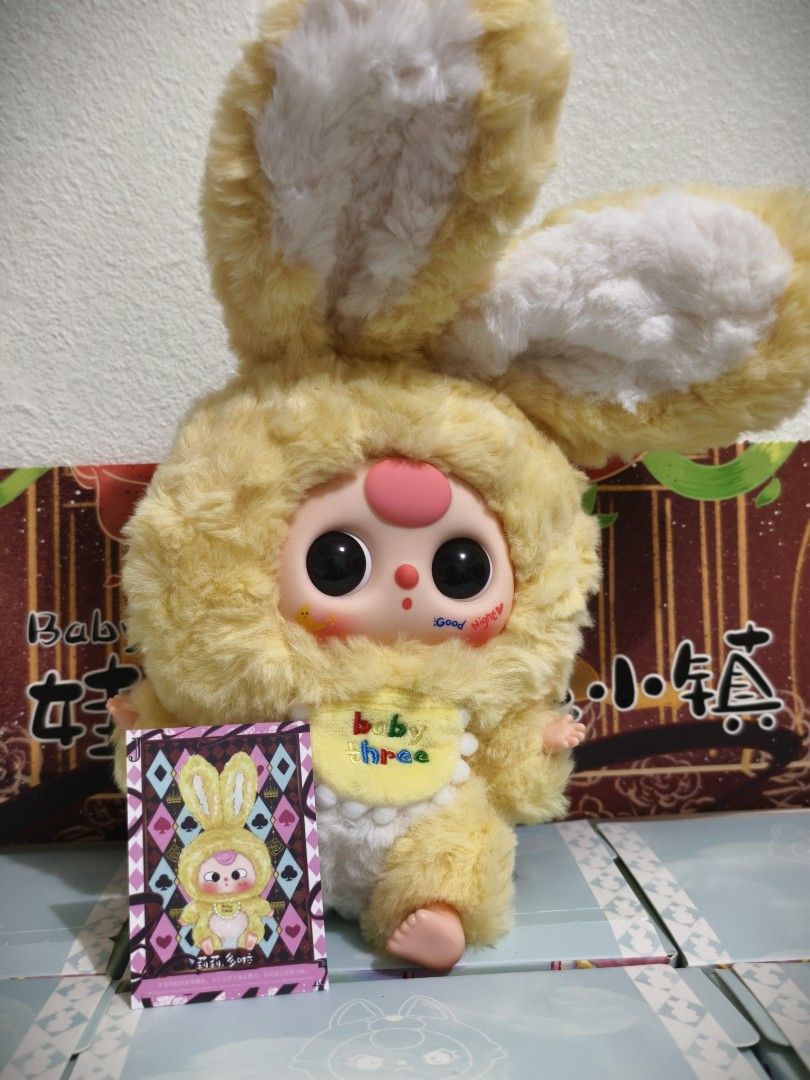 [OPENED] BABY THREE LILY RABBIT TOWN PLUSH BLIND BOX LILY YELLOW ...