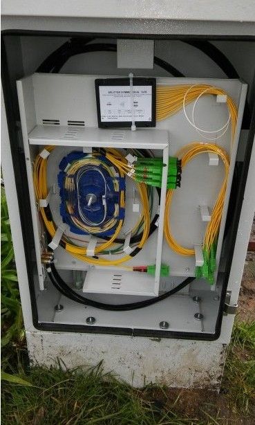 Fiber optic new installation point , Fiber optic point relocation ...