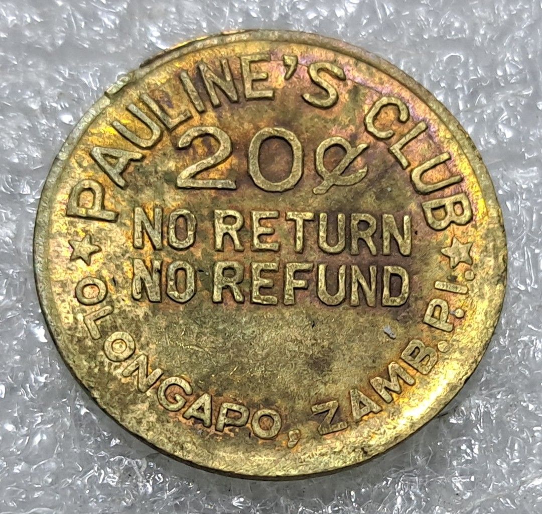 Philippine token pauline's club 20cent, Hobbies & Toys, Memorabilia ...