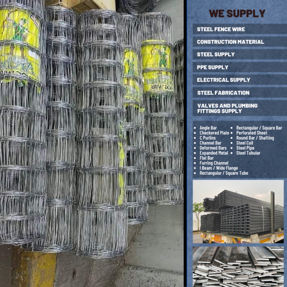 Pig Wire 7 Holes / Hog Wire Rolled / 40 yards Hog Wire, Commercial ...