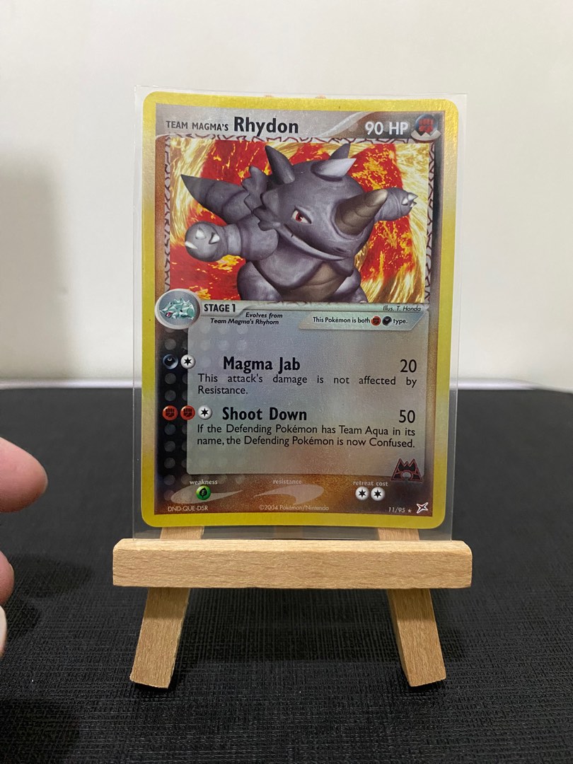Pokemon rhydon, Hobbies & Toys, Toys & Games on Carousell