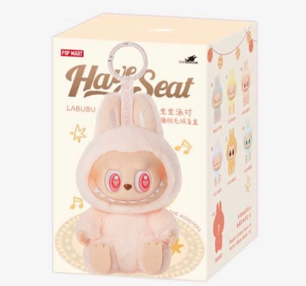 POPMART Labubu THE MONSTERS - Have a Seat Vinyl Plush Blind Box Version ...