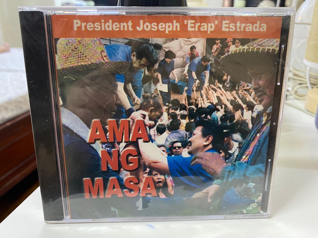 President Joseph Erap Estrada - AMA NG MASA - Original Movie Video CD ...