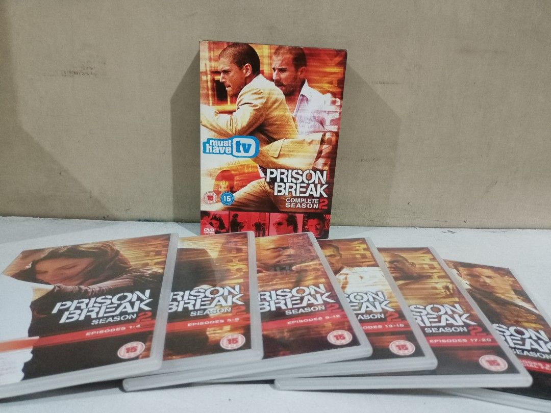 PRISON BREAK ( Complete Season 2) 2004 CTwentieth Century Fox / Used ...