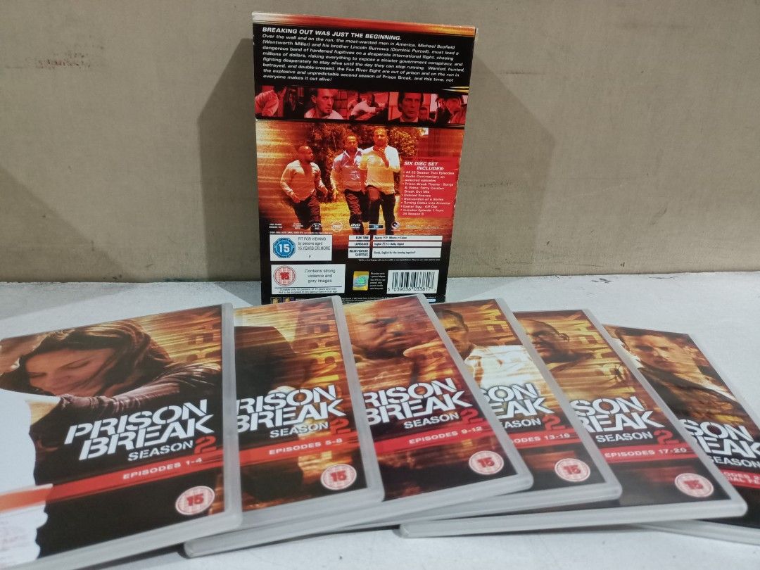 PRISON BREAK ( Complete Season 2) 2004 CTwentieth Century Fox / Used ...