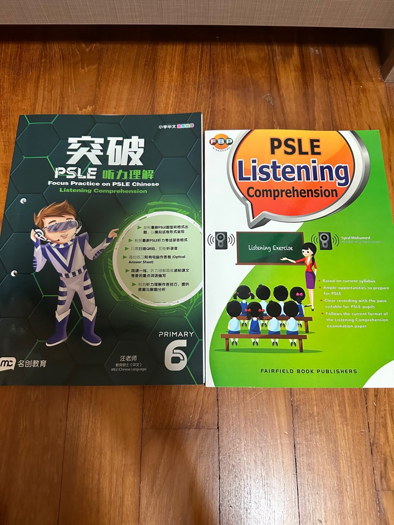 PSLE Listening comprehension for Chinese and English, Hobbies & Toys ...