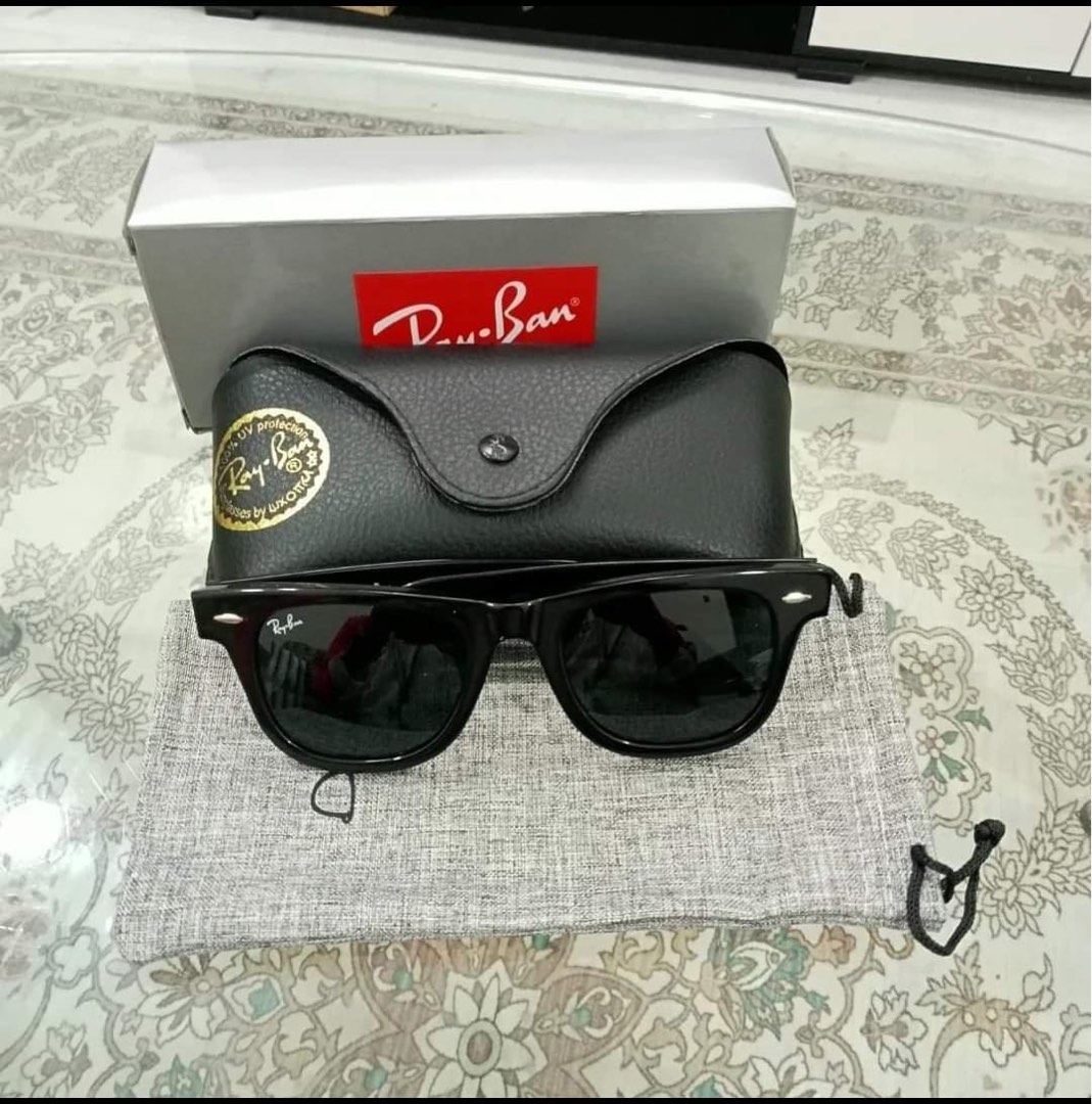 Rayban Wayferer 2140A condong, Men's Fashion, Watches & Accessories ...