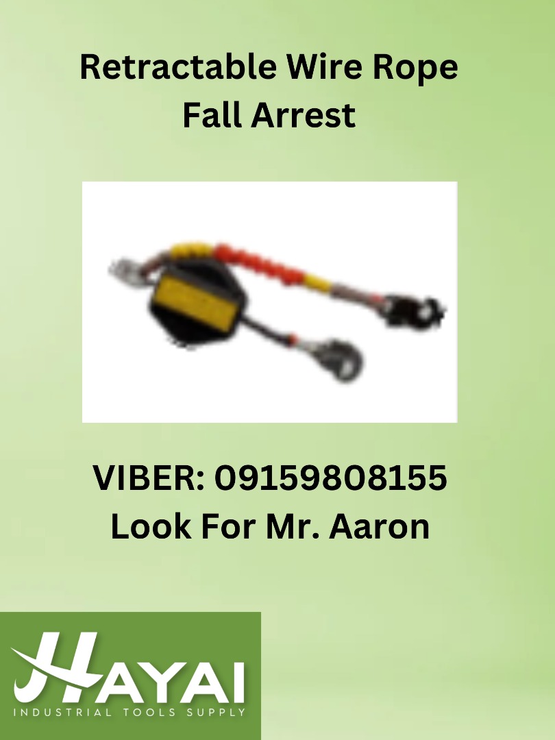 Retractable Wire Rope Fall Arrest, Commercial & Industrial ...