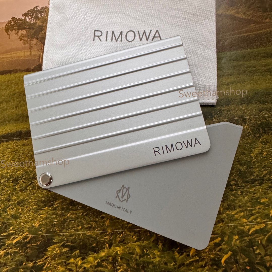 Rimowa Card Holder Alu Silver Brand New From Czech, Luxury, Bags ...
