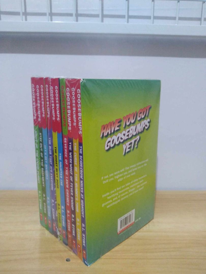 R.L. Stine Goosebumps Series 10 Books Collection Set (Classic Covers ...