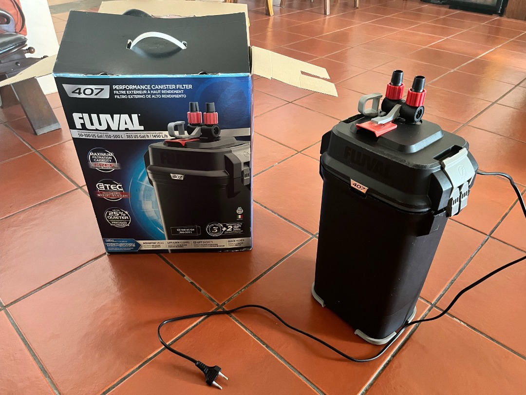 Sale : Fluval 07 Series 407 Performance Canister Filter, Pet Supplies ...