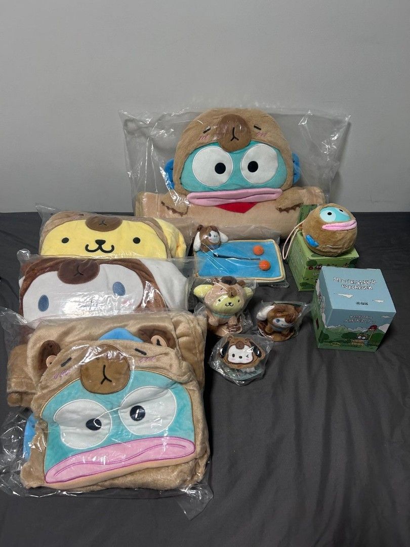 Sanrio Capybara Theme Ichiban Kuji LAST- Pompoporin - Hangyodon - Gift ...