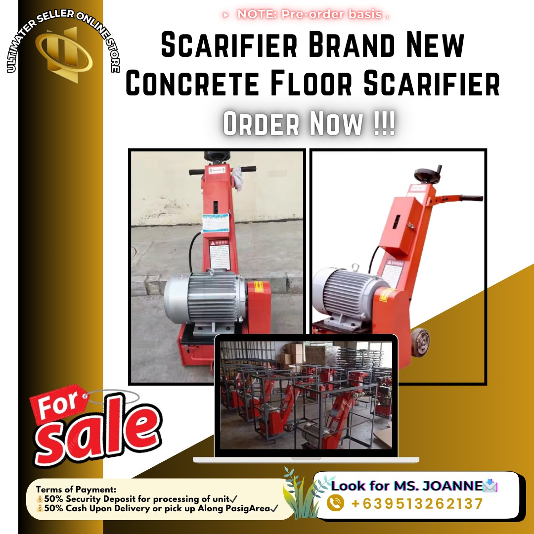 Scarifier Brand New Concrete Floor Scarifier, Commercial & Industrial ...