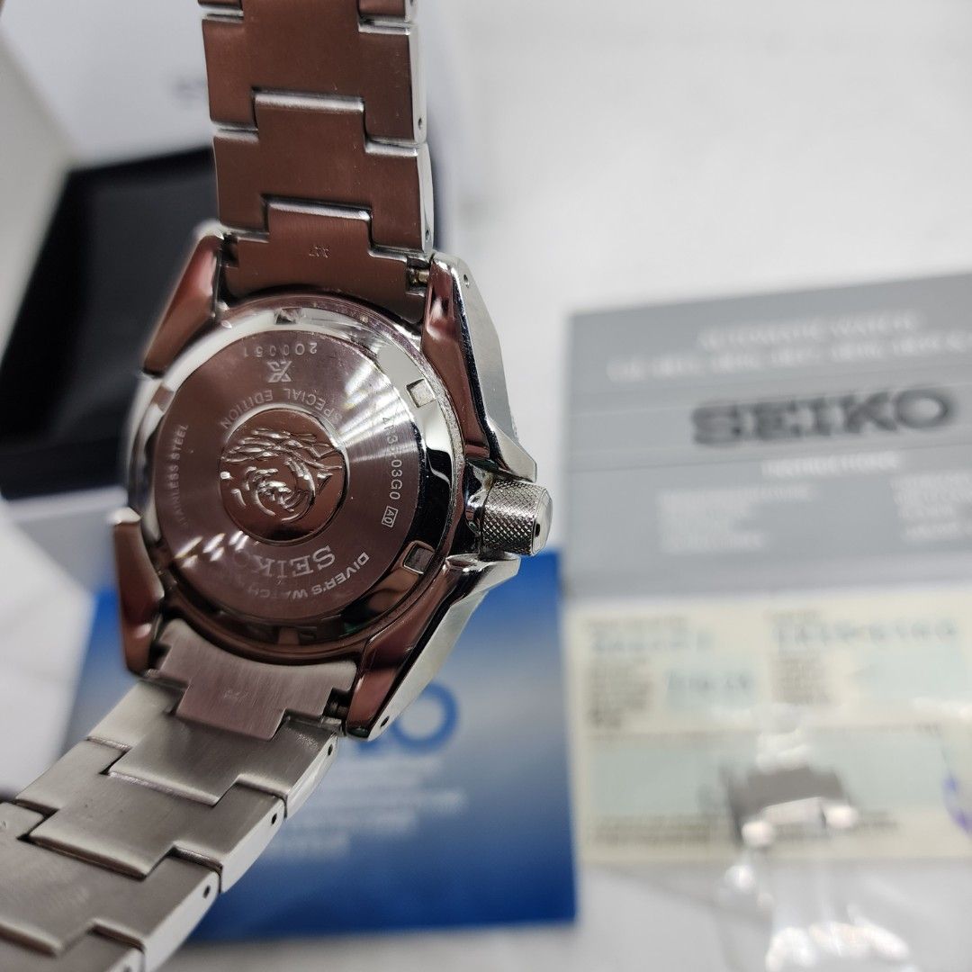 Seiko Prospex Samurai Save The Ocean Great White Shark Special Edition ...