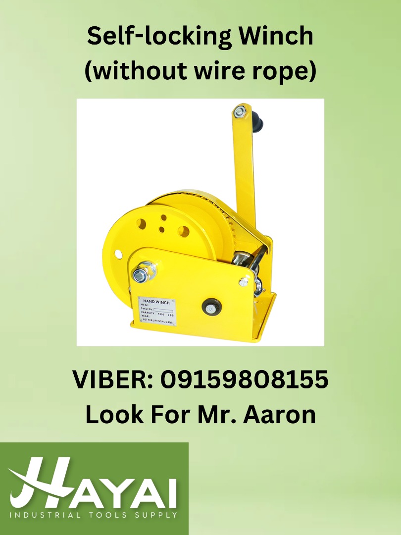 Self-locking Winch (without wire rope), Commercial & Industrial ...