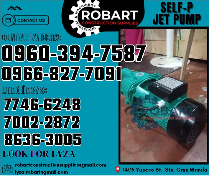 Self-P Jet Pump, Commercial & Industrial, Construction Tools ...