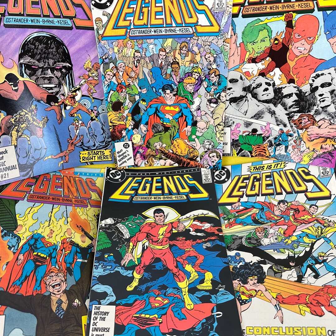 Set of 6 DC Comics Legends # 1 - 6 1986 1987 John Ostrander Len Wein ...