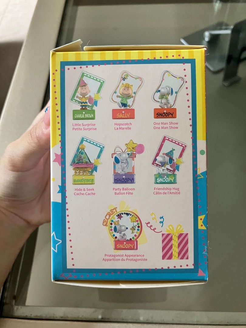 Snoopy Miniso Blind box with drawer and photo slot, Hobbies & Toys ...