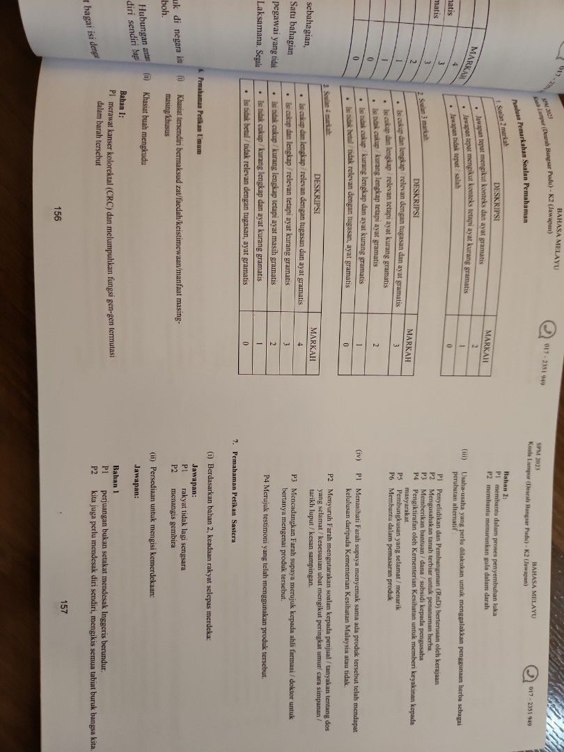 SPM Trial Paper Bahasa Melayu 2023, Hobbies & Toys, Stationery & Craft ...
